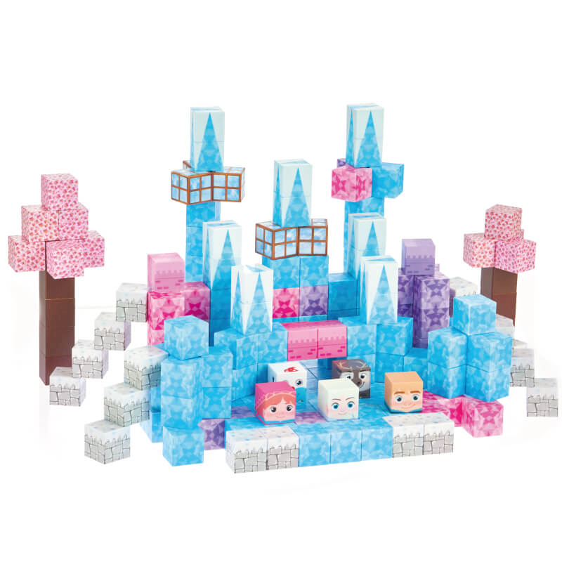Frozen Magnetic Blocks Set 110pcs | Ice Castle | STEM Toys for Kids 3 ...